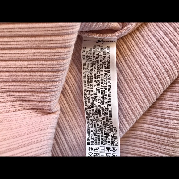 Forever 21 | Dresses | Pale Pink Cotton Spandex Dress With Bell Sleeves ...